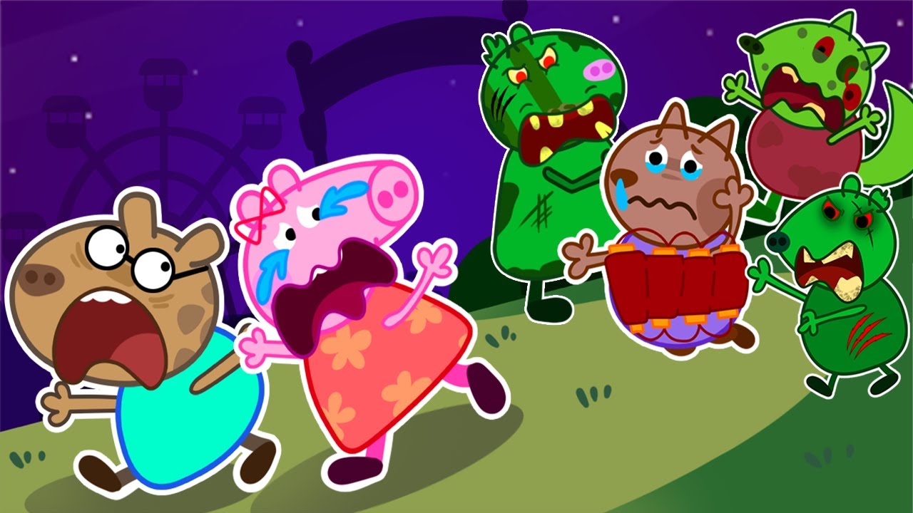 Peppa Zombie Apocalypse, Zombies Appear In The Amusement Park 🧟‍♀️🧟‍♂️ ...