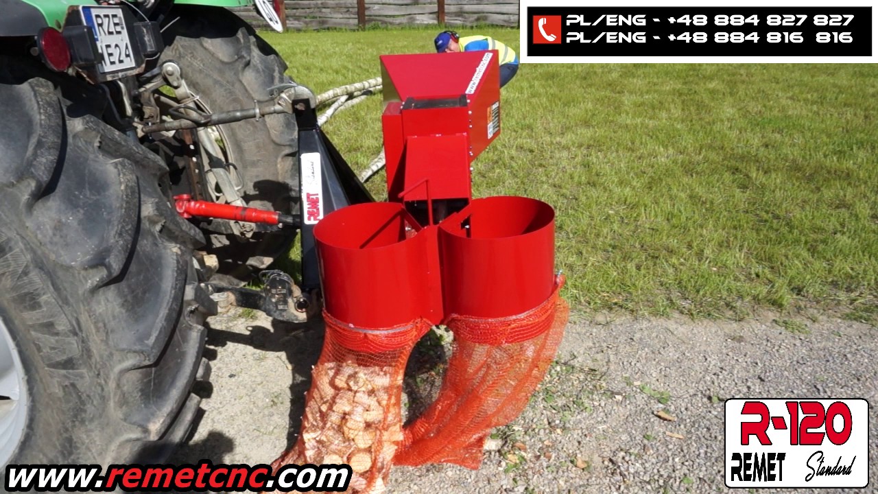 R-120 Stepkovac Rębak Wood chipper Holzhacker REMET CNC Technology ...