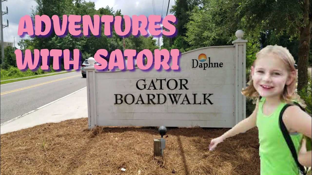 Alligator Boardwalk Daphne, AL - Adventurers With Satori - YouTube
