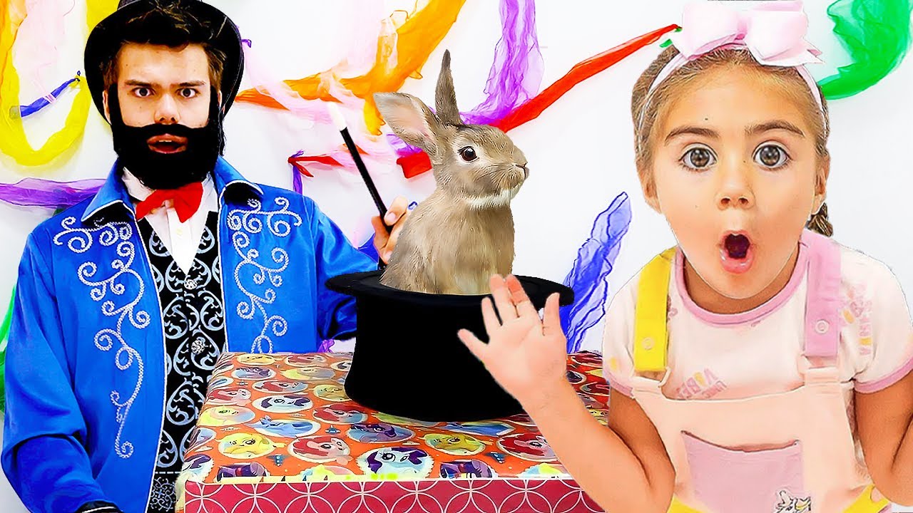 Artem shows tricks for Nastya and Mia | Children's story about magic ...