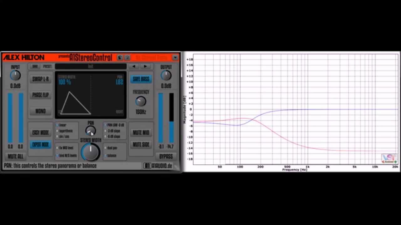 StereoControl (VST Plugin Analyser) by A1AUDIO - YouTube