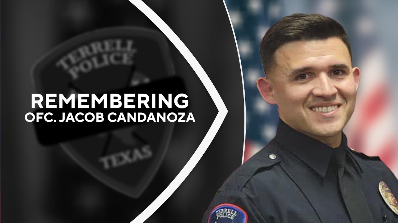 Funeral services for fallen Terrell police officer Jacob Candanoza ...