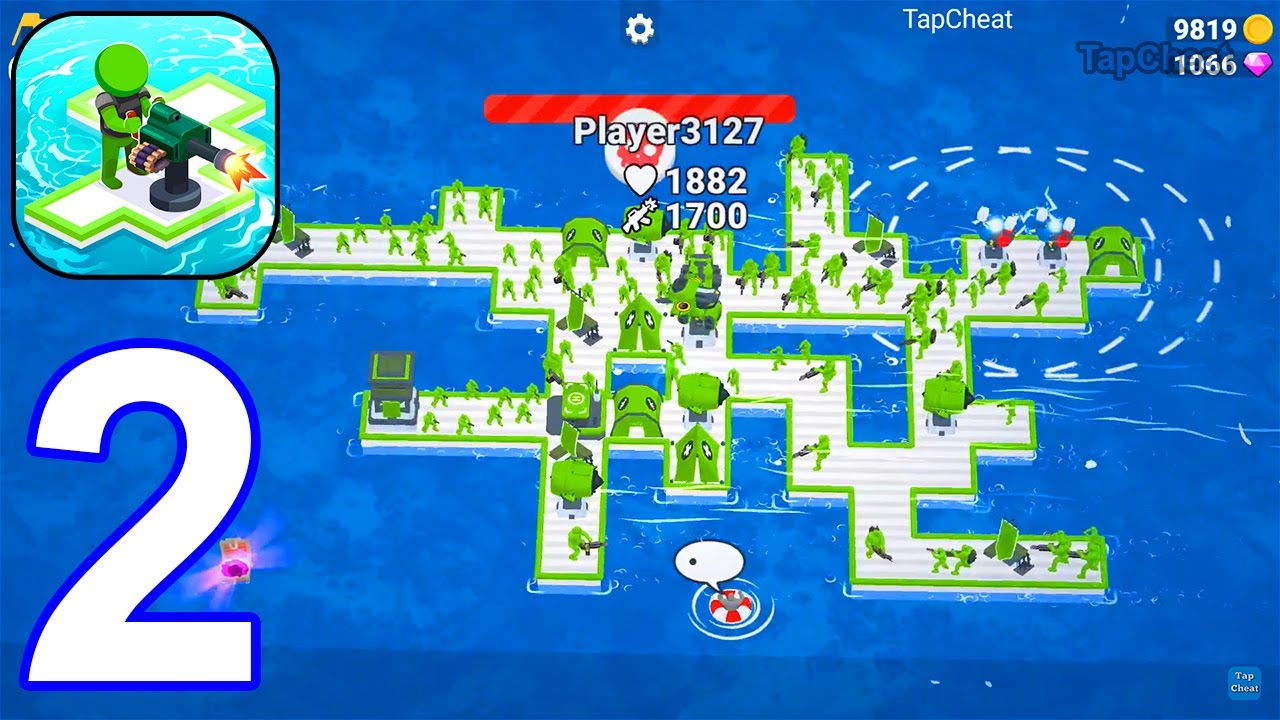 War of Rafts: Crazy Sea Battle - Gameplay Walkthrough Part 1 Stick War ...