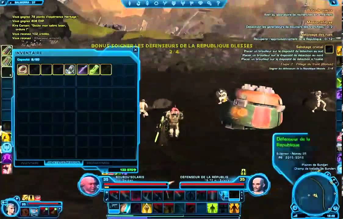 Let's Play France SW The Old Republic - Chevalier Jedi Balmora Partie ...