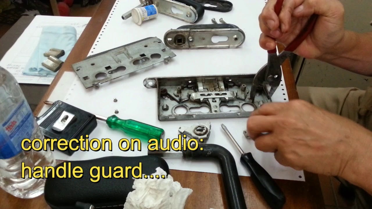 HOW TO HAND CHANGE ISEO EURO lock, with a 2 position EURO HOLES - YouTube