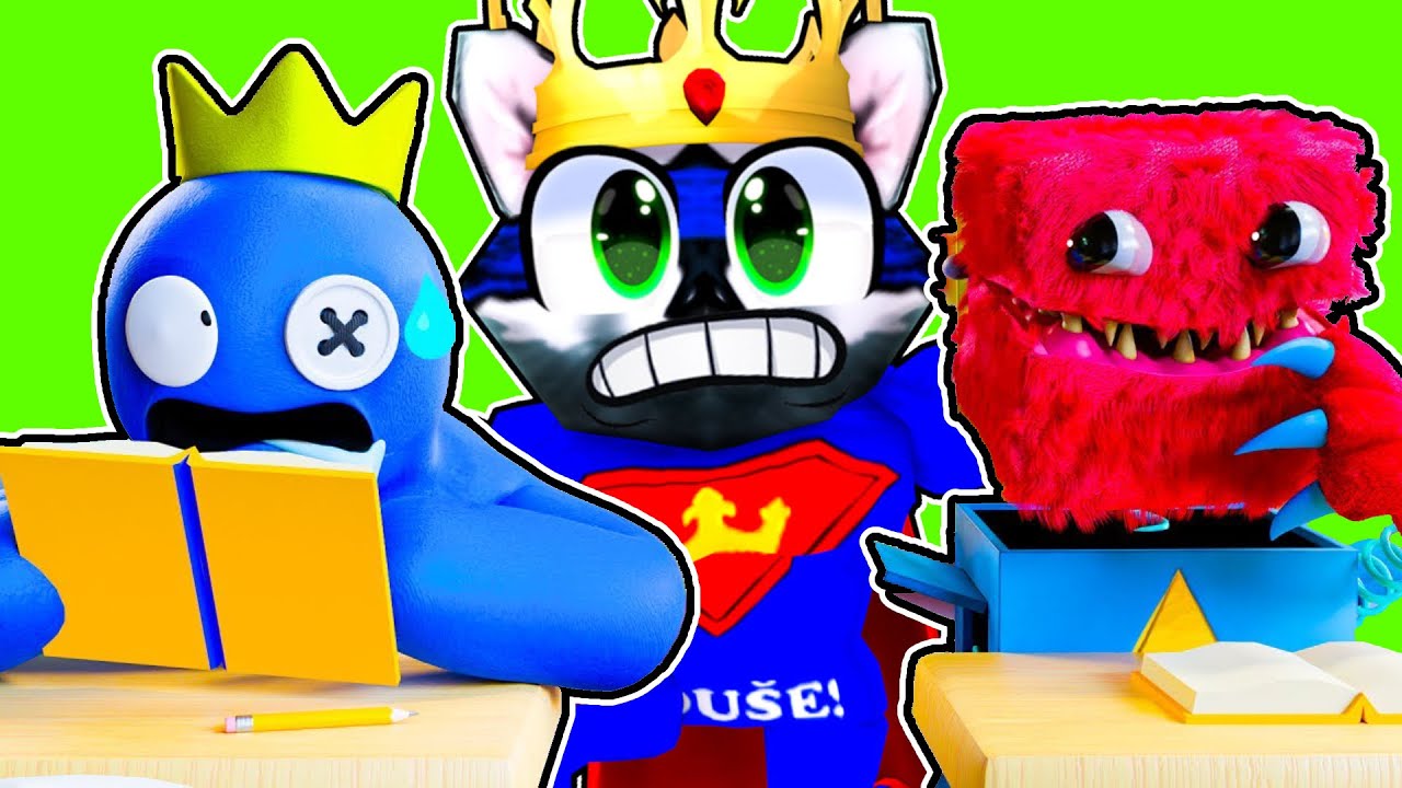 BOXY BOO a RAINBOW FRIENDS šli do ŠKOLY! 😮 - YouTube