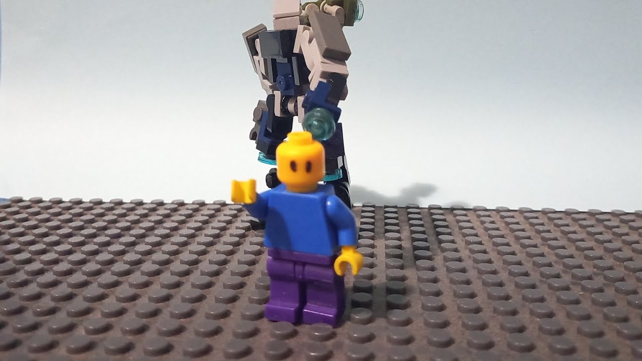 Lego man gets killed by a robot - YouTube