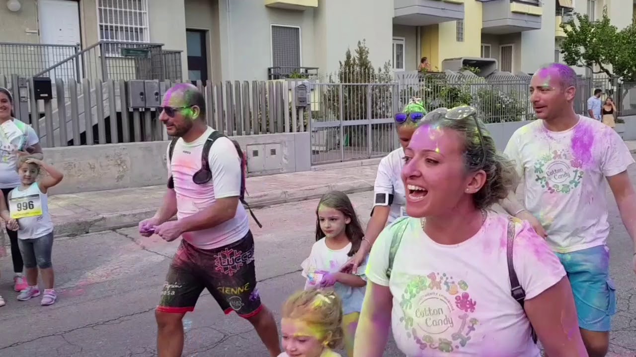 Summer color run 25/08/2019 - YouTube