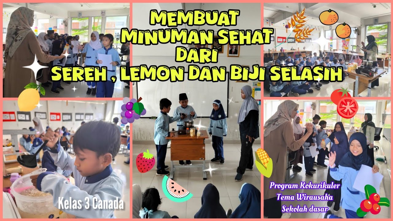 Membuat minuman sehat di sekolah | Kelas 3 SD #minumansehat #kelas3sd # ...