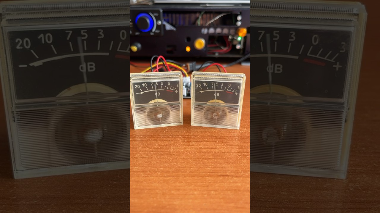 VU Meter Driver Board test - YouTube