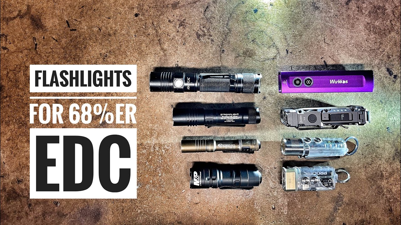 Prepper Gear: EDC Flashlights for 68%ers - YouTube