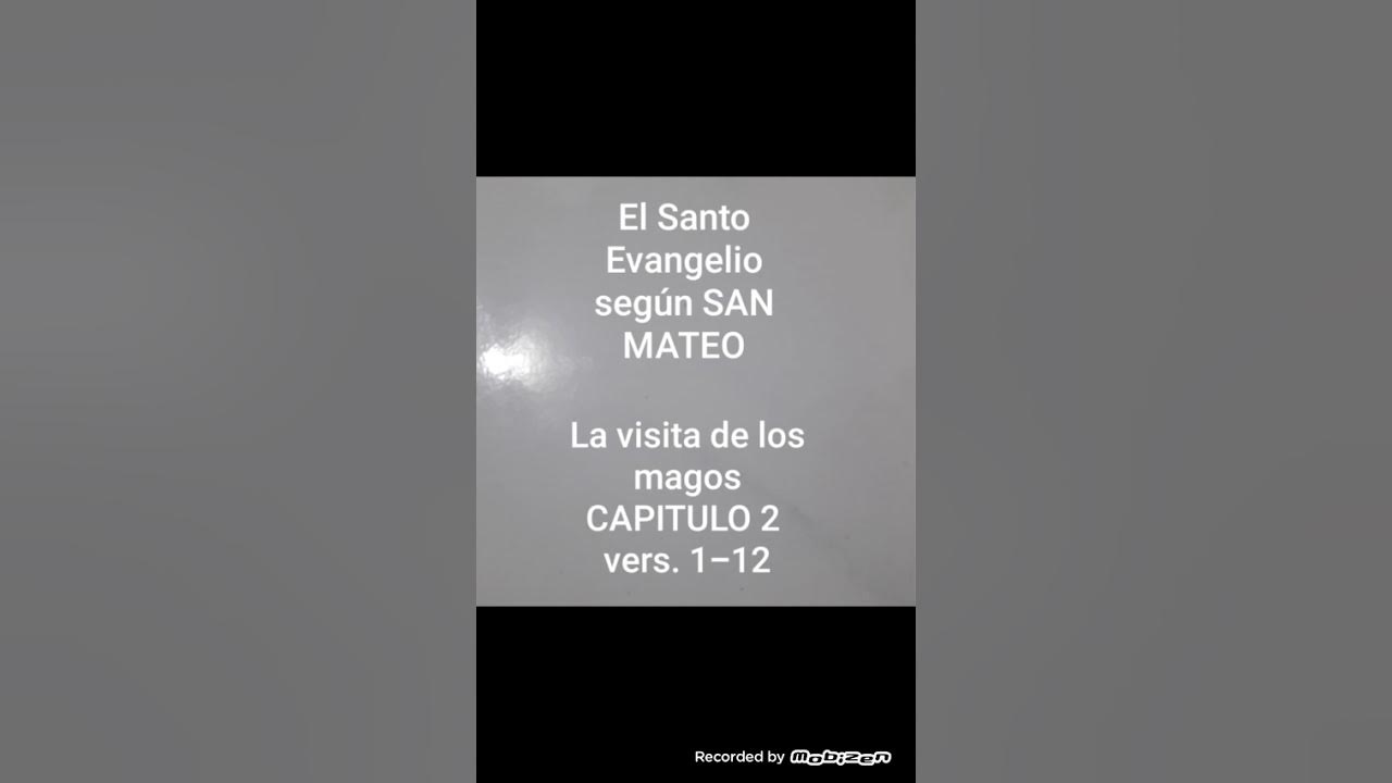 La visita de los magos del Evangelio según San Mateo capitulo 2 versículos 1-12 - YouTube