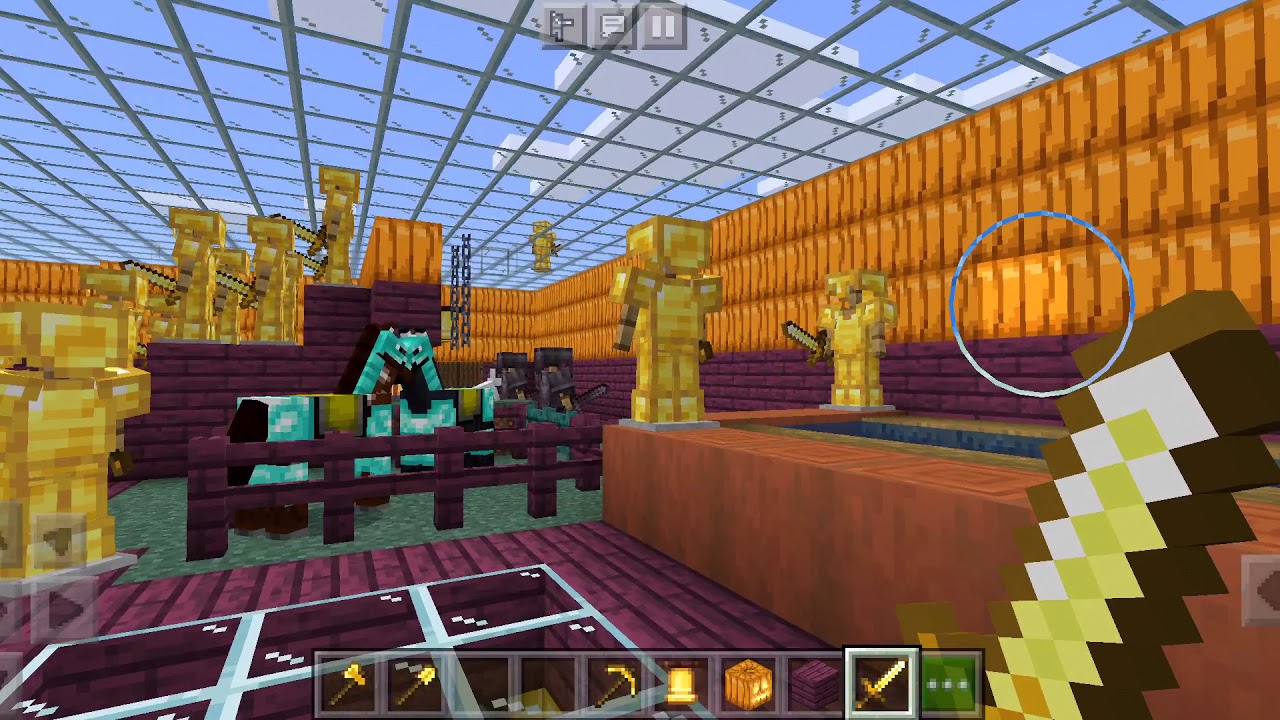 Super house in minecraft with security🔒🔒 - YouTube