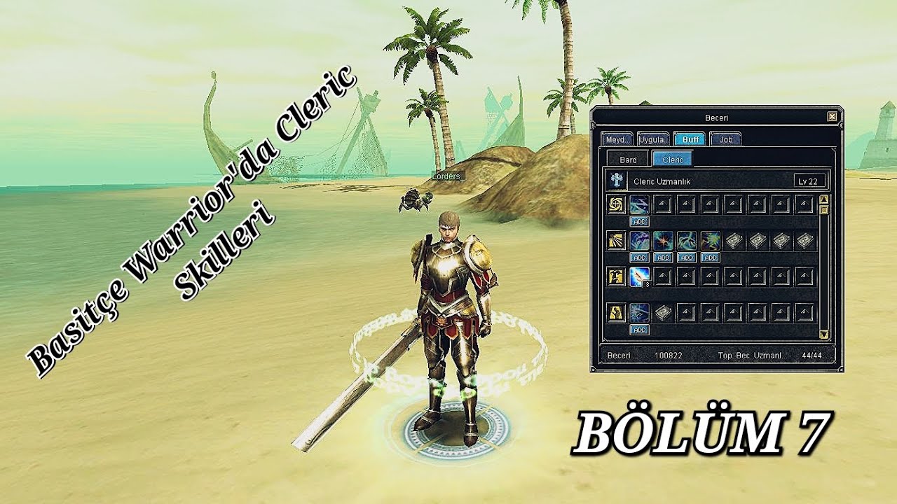 Silkroad Online - Basitçe Warrior'da Cleric Skilleri (Bölüm 7) #TRSRO # ...