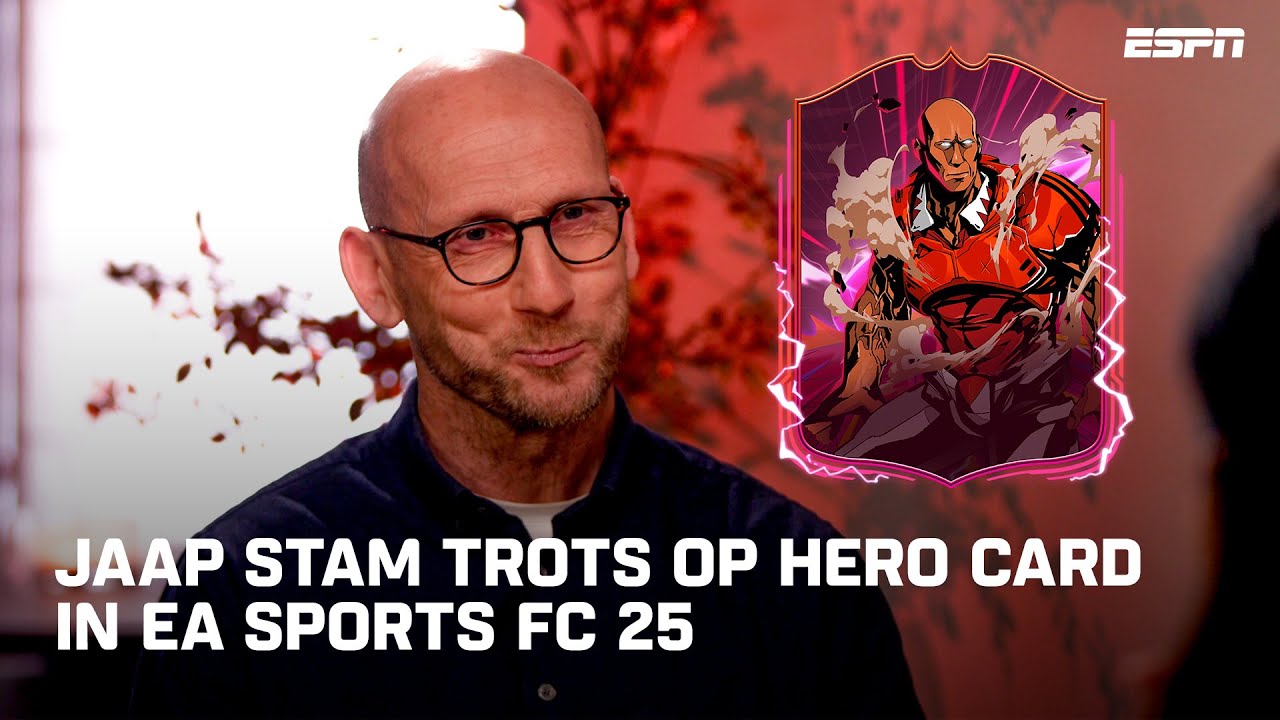 Jaap Stam trots op HERO CARD: "Geen slechte rating, toch?" - YouTube