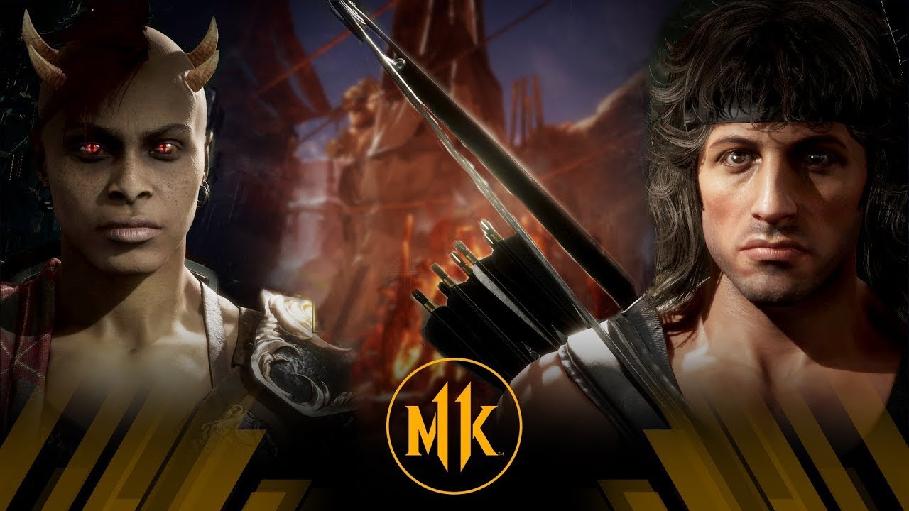 Shiva vs Rambo Mortal Kombat 11 - YouTube