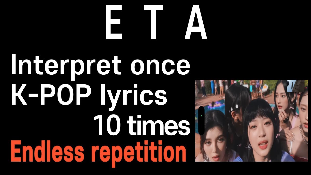 NewJeans ETA Lyrics 뉴진스 ETA 가사 Color Coded Lyrics Live Ver NewJeans ETA ...