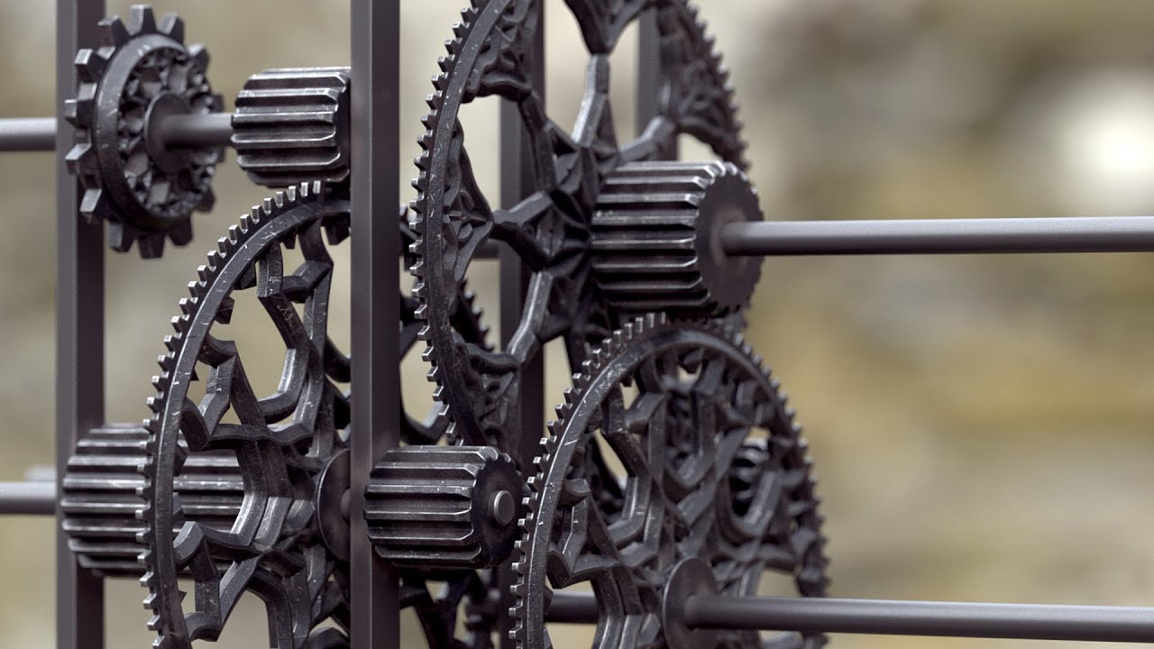 Relaxing Mechanical Gear Action - YouTube