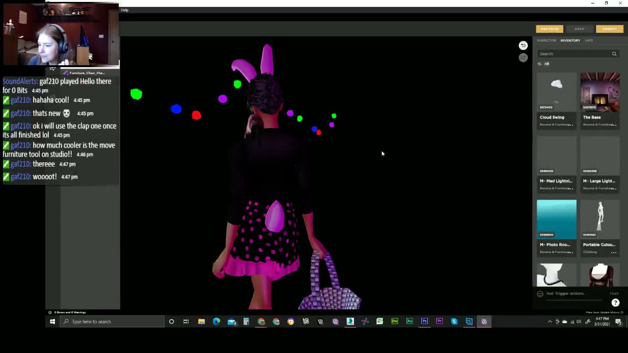 Twitch Live! Making animated lights for IMVU in 3DS Max! - YouTube