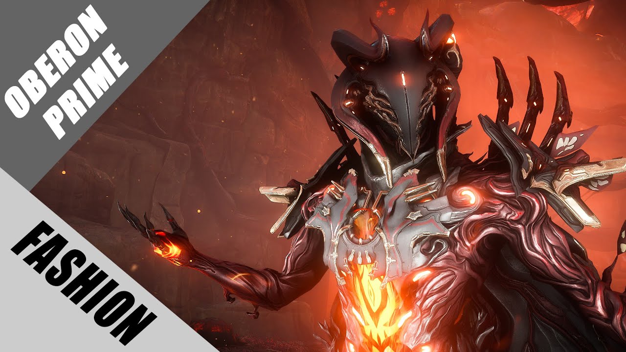 Warframe | Fashion Frame | Oberon Prime : Hell Warden - YouTube