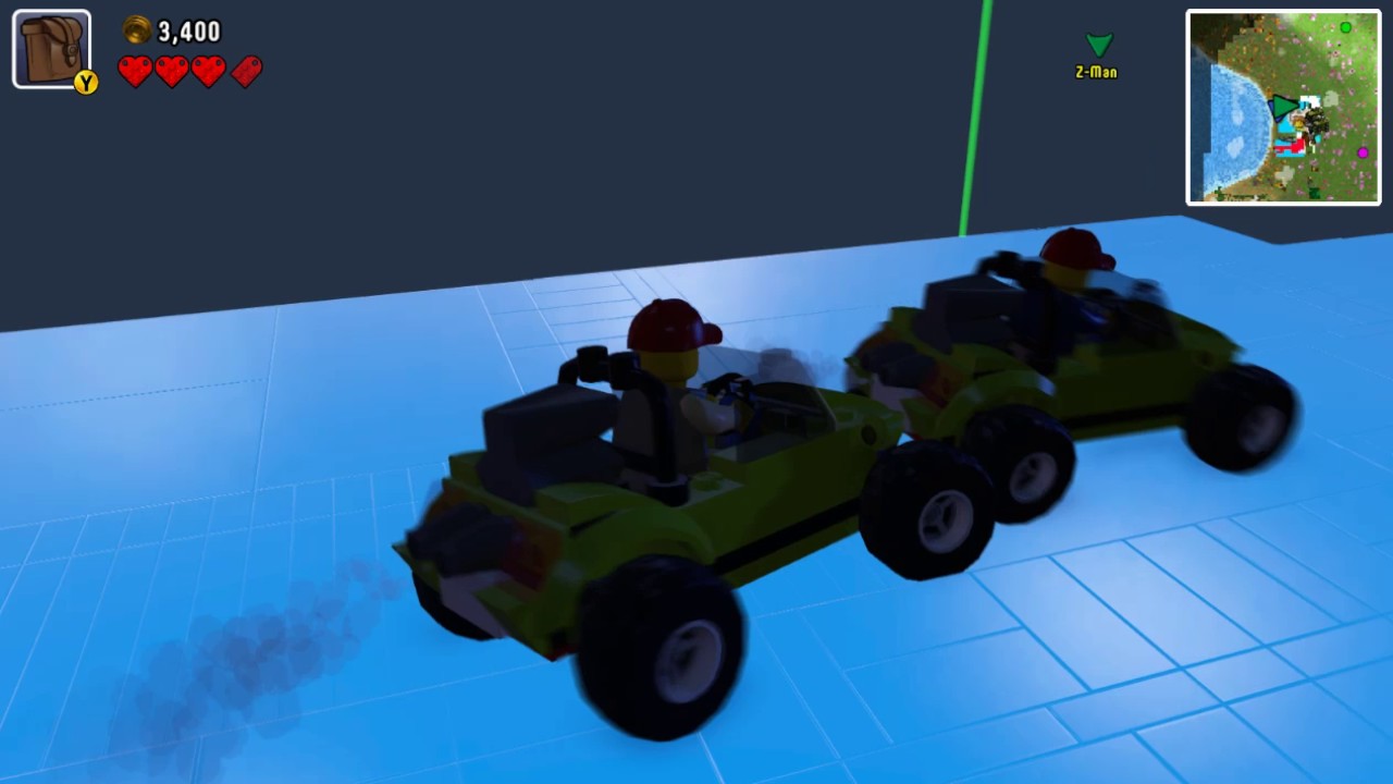 Lego Worlds Off Road Race Track Zmaniac Gamerz on Plays.tv - YouTube