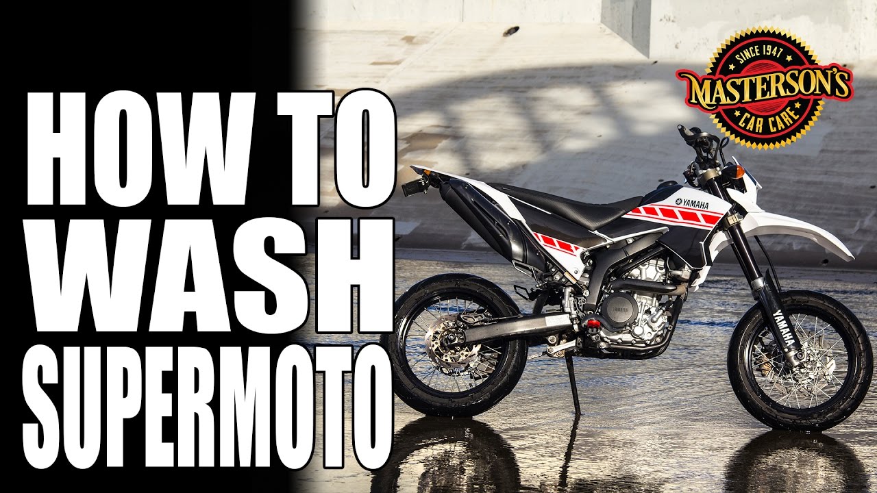 How To Wash Supermoto Dirt Bikes - Masterson's Car Care - Yamaha WR250X ...