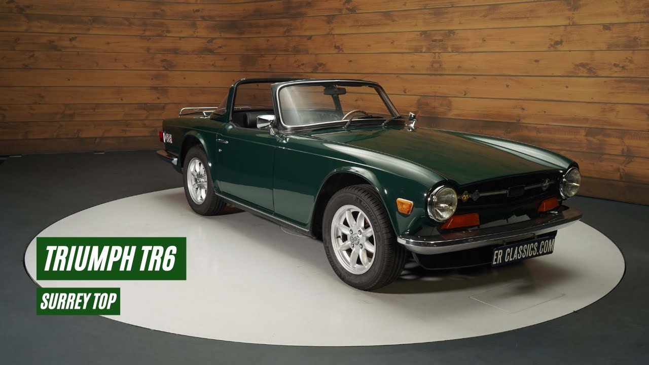 Triumph TR6 | Restored | History Known | Surrey Top | 1973-VIDEO- www ...