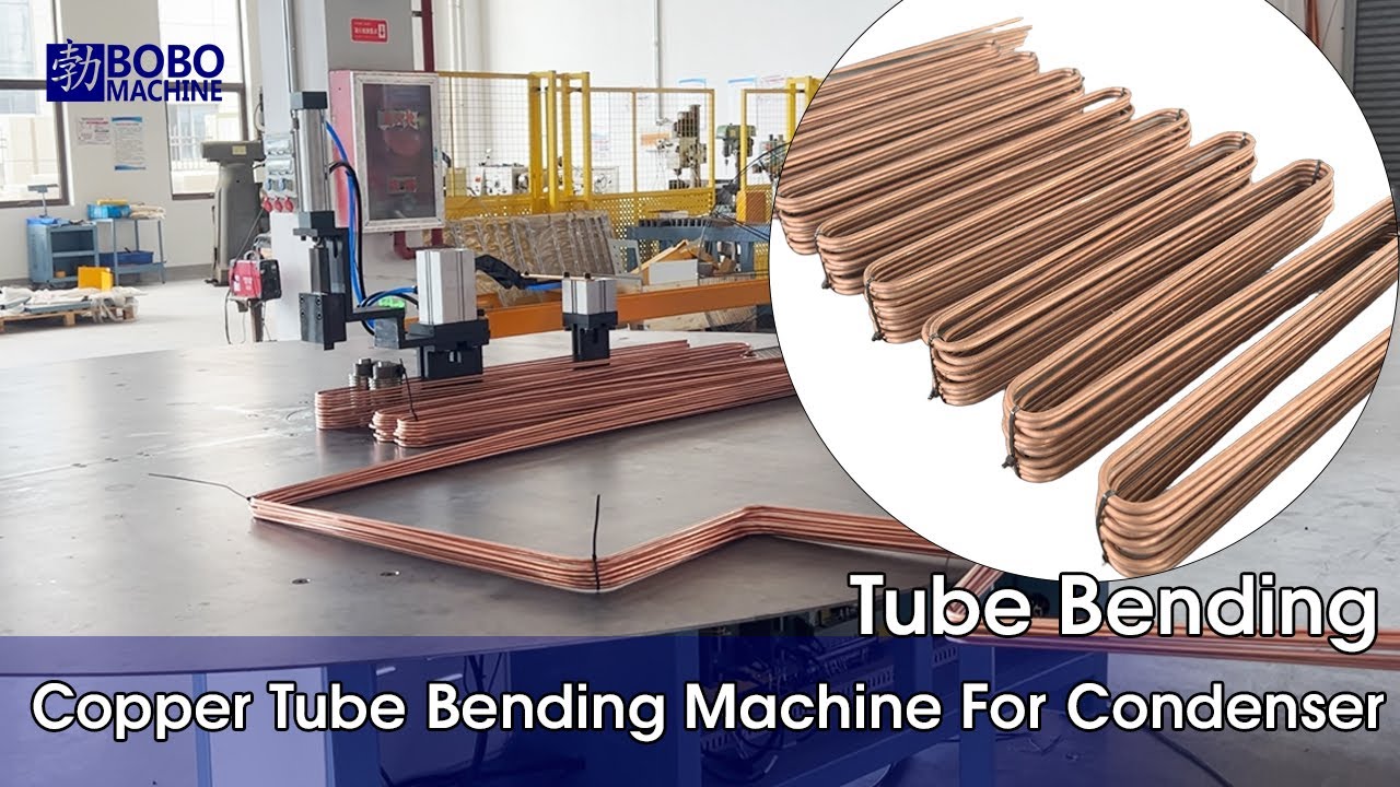 CNC Multi-Tube Tube Bending Machine For Condenser Copper And Aluminum ...