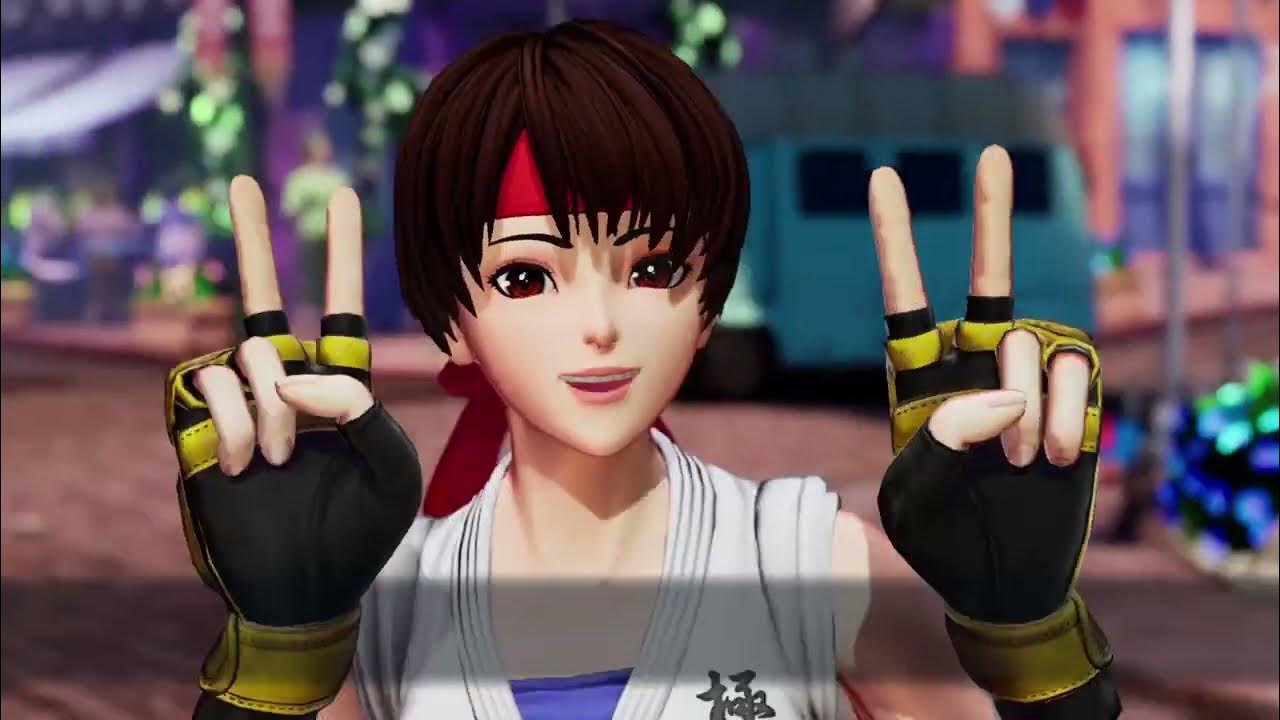 King of Fighters XV - Yuri Sakazaki (Intros & Win Poses) - YouTube
