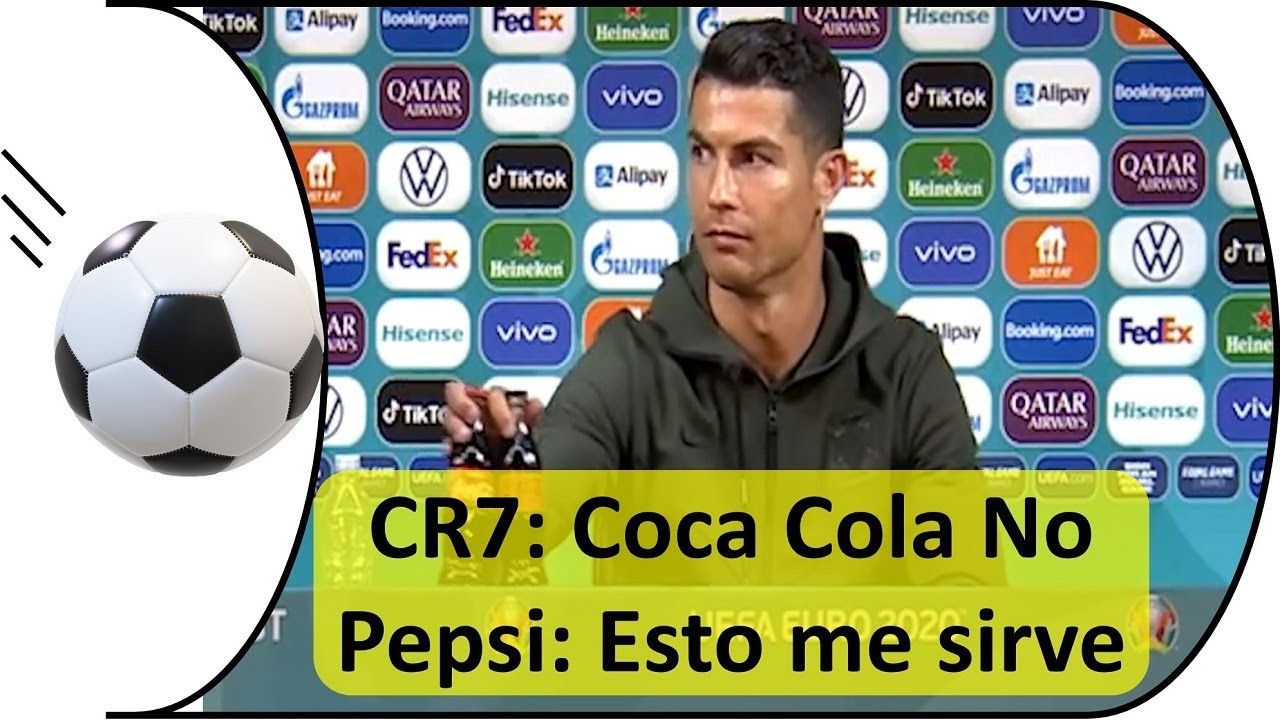 El mejor punchline de CR7 con CocaCola | cristiano ronaldo coca cola ...