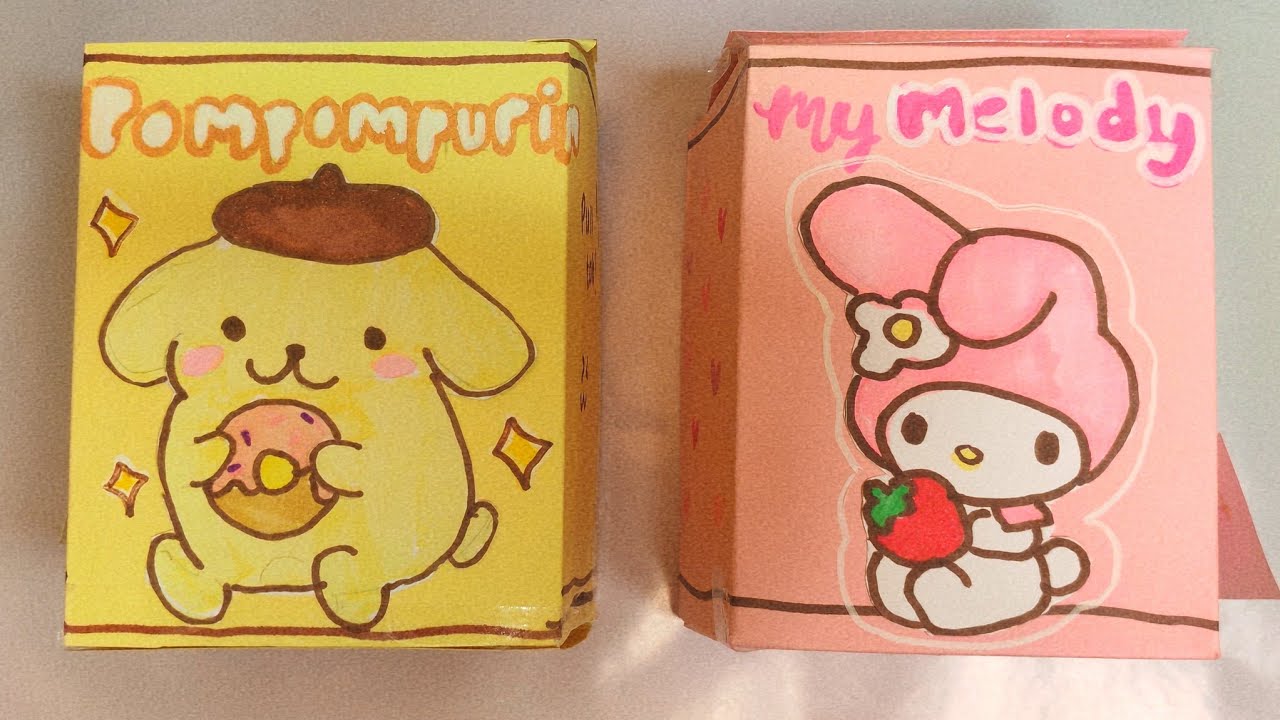 🌸Paper Diy🌸 SANRIO Blind Box Compilation (Pompompurin, My Melody ...