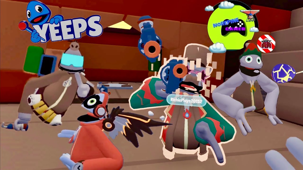 🤠 Playing Code: Revolver! 🔫 in Yeeps Part 2️⃣ w/ TNT🧨 & Richie in 4K # ...