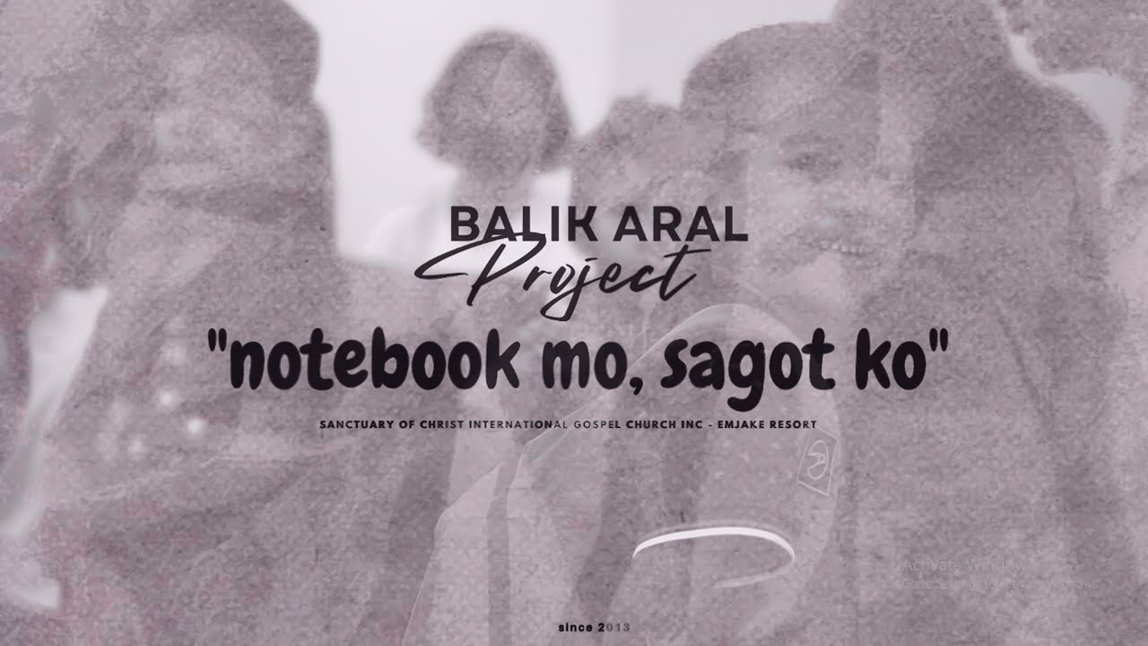 Balik Aral Program “NOTEBOOK MO, SAGOT KO” - YouTube