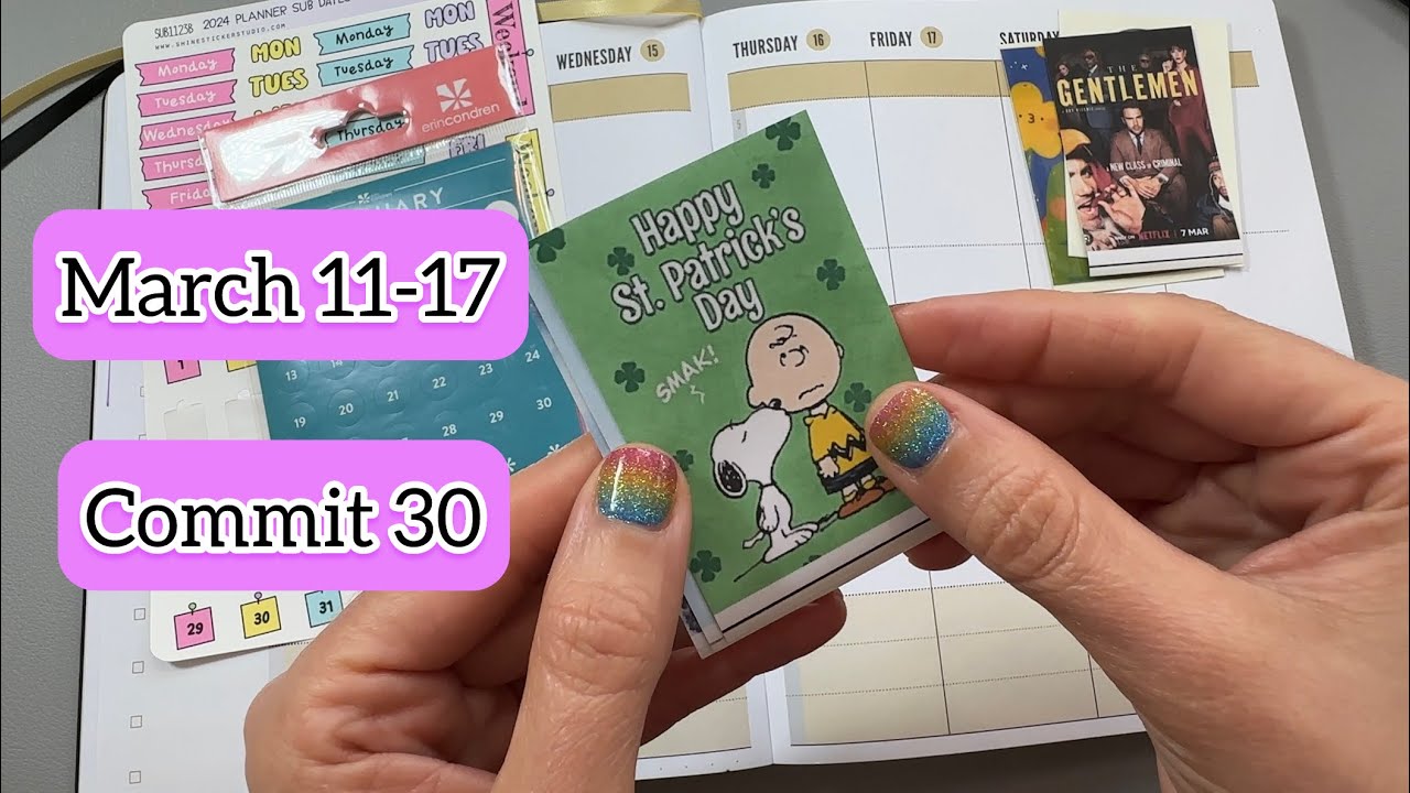 Plan With Me | Commit 30 - YouTube