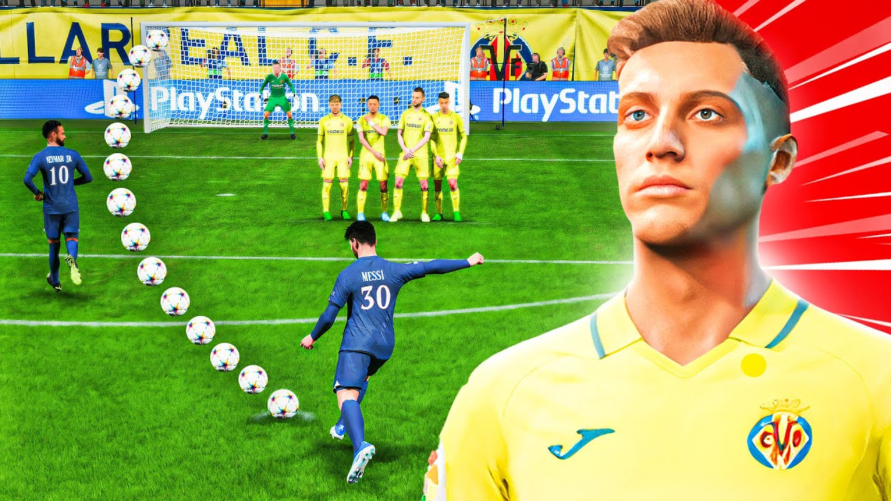 MESSI SCORES IMPOSSIBLE FREE KICK!!!😰 - FIFA 23 MY PLAYER EP9 - YouTube