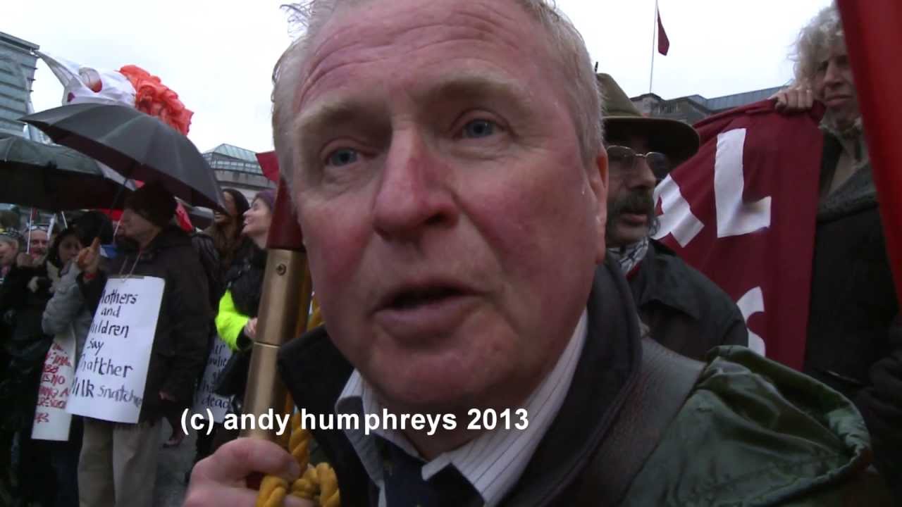 Thatcher protest - an ex miner - YouTube