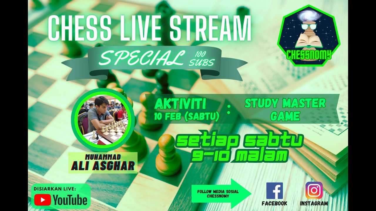 Chess Live Stream Special - Study Master Game - YouTube