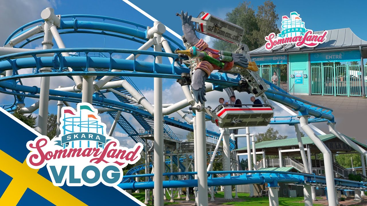 We Flew to Sweden to Ride THIS Rare Roller Coaster! Tranan at Skara ...