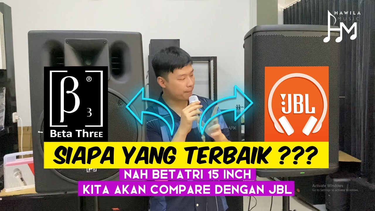 BATTLE SPEAKER 15 inch ORIGINAL 🔥 BETA3 VS JBL EON ⚡️ Hawila Musik ...