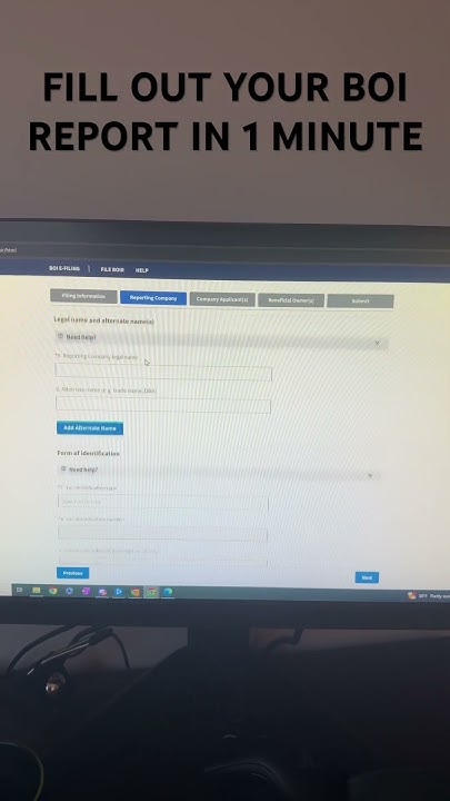 How to file BOI Report on Fincen.gov SIMPLE GUIDE #fincen #boi - YouTube
