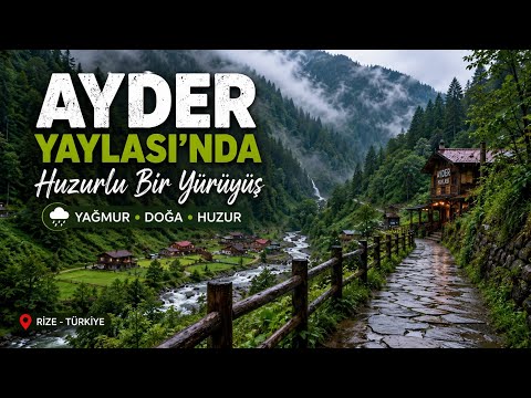 Karadeniz’in Kalbinde Yürüyüş 🌲 | Ayder Yaylası Doğa ve Huzur Video 