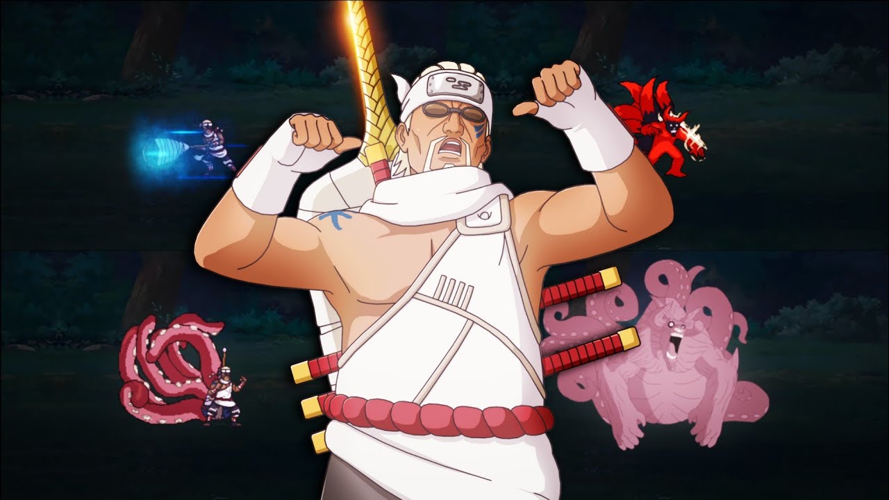 Sprite Killer Bee Use Samehada PDS4 NMF Reanimation | Naruto Senki - YouTube
