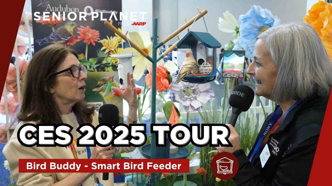 Senior Planet at CES 2025: Bird Buddy - YouTube
