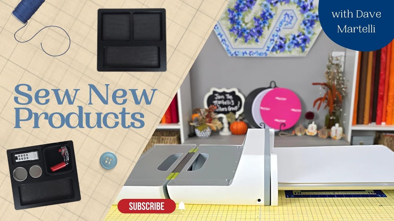 Brand New Martelli Products For Your Sewing Table! - YouTube