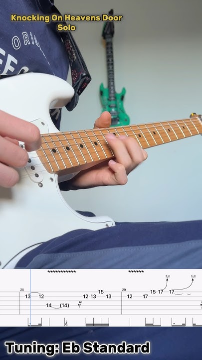 Knocking On Heavens Door Solo | Guns N Roses #guitar #tabs #gunsnroses - YouTube
