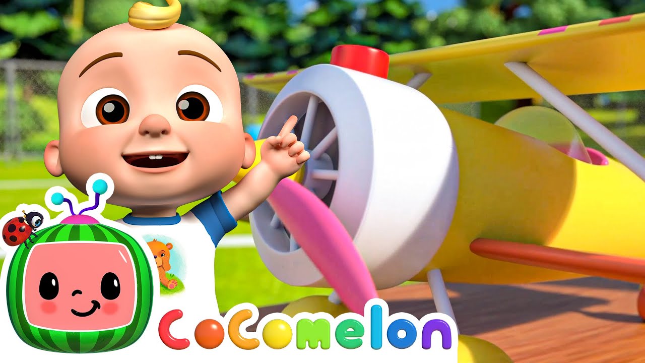 Airplane Song | Kids Learn! | Nursery Rhymes | Sing Along - YouTube