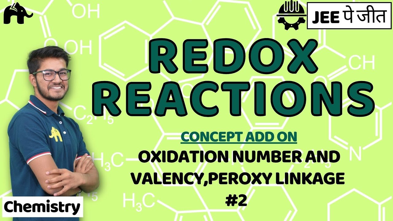 Redox Reactions Class 11 Chemistry JEE | Chapter 8 | Oxidation Number ...