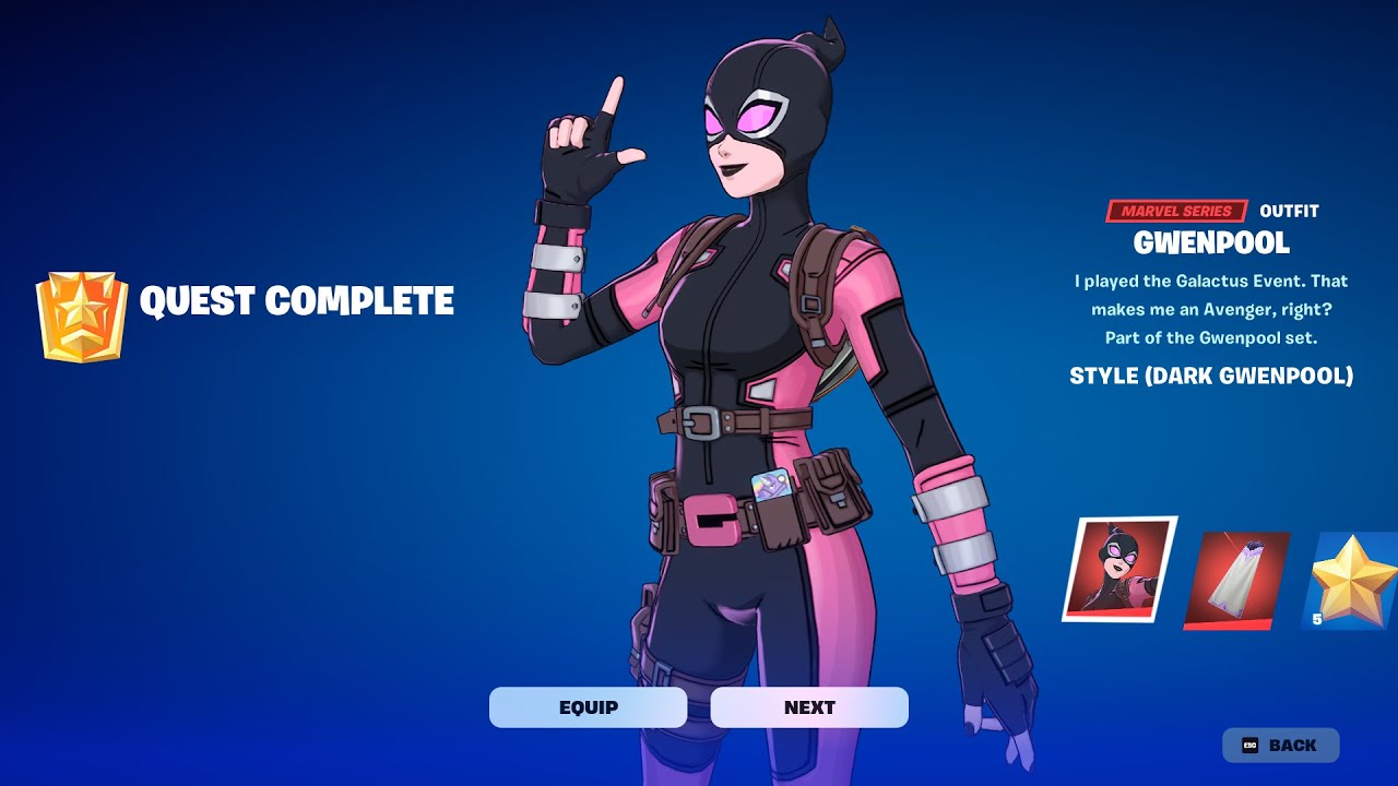 How to Unlock Dark Gwenpool Skin in Fortnite Chapter 5 Season 4 (Full ...