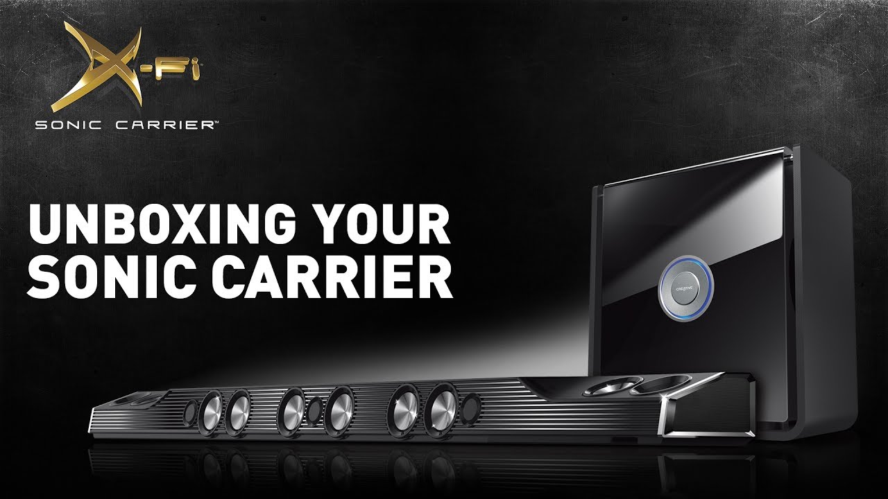 Creative X-Fi Sonic Carrier: Unboxing your Sonic Carrier - YouTube