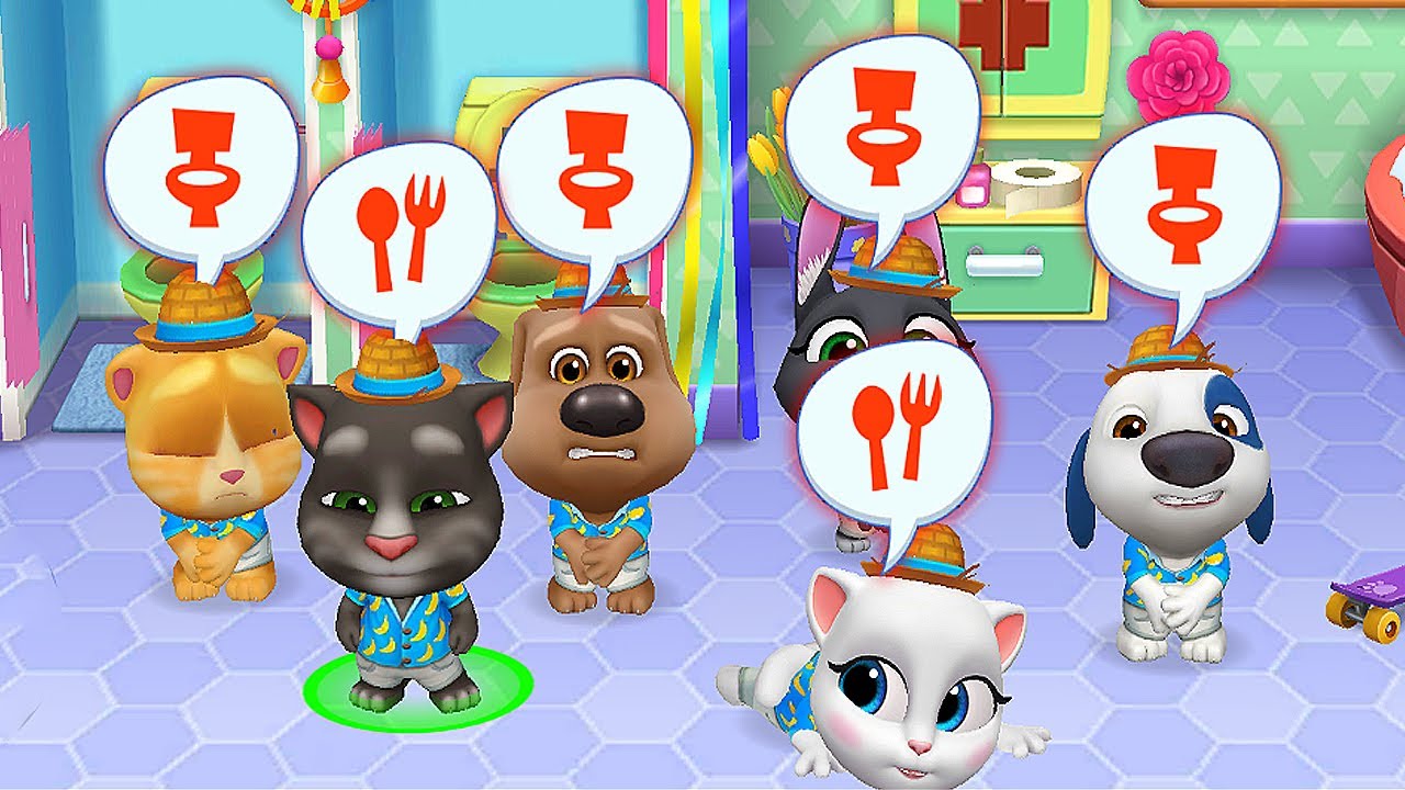 Colorful Spring in My Talking Tom Friends - NEW UPDATE - Android ...